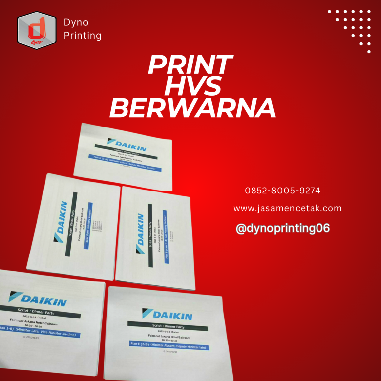 Print Hvs Berwarna / Full Colour - Digital Printing
