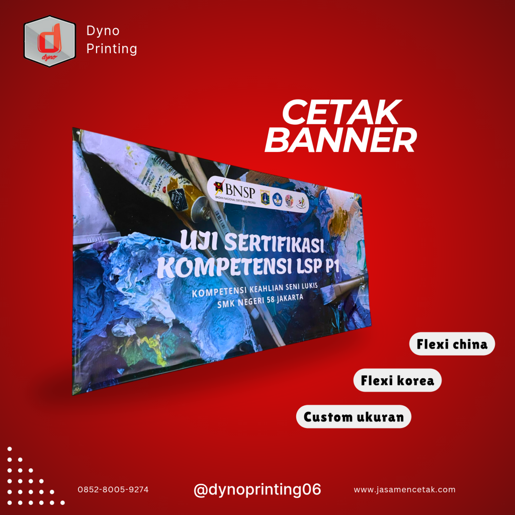 Cetak Spanduk atau Banner per meter - Digital Printing