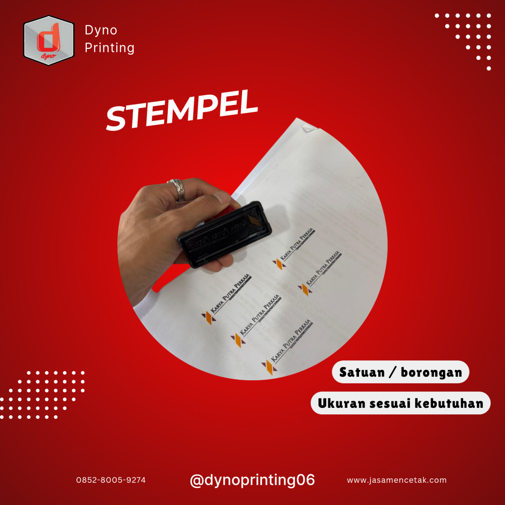 Cetak Stempel - Digital Printing