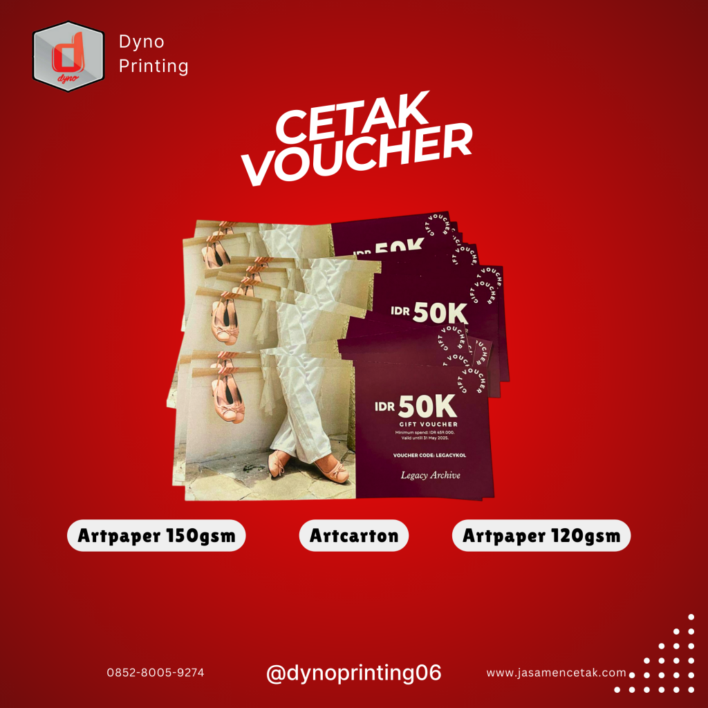 Voucher - Digital Printing