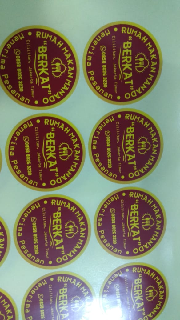 Harga Cetak Stiker Meteran - Digital Printing