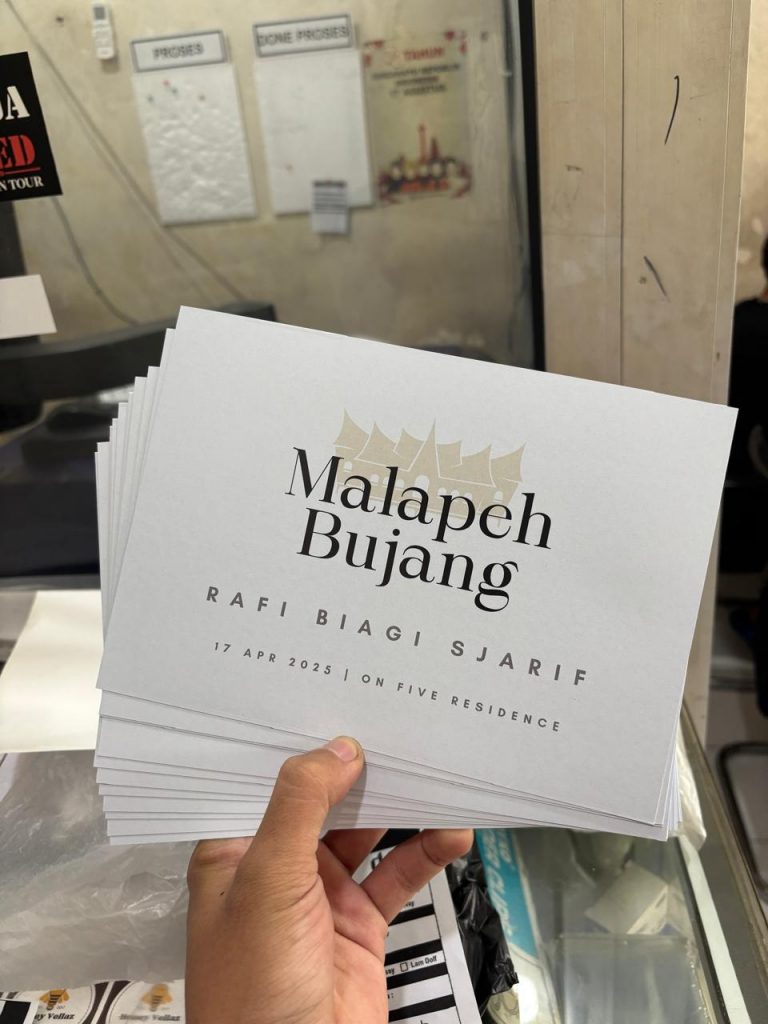 Cetak Cue Card - Digital Printing